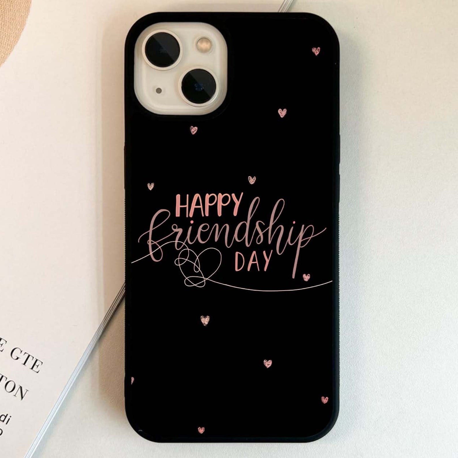 Happy Friendship Glass Case – Phone Villa